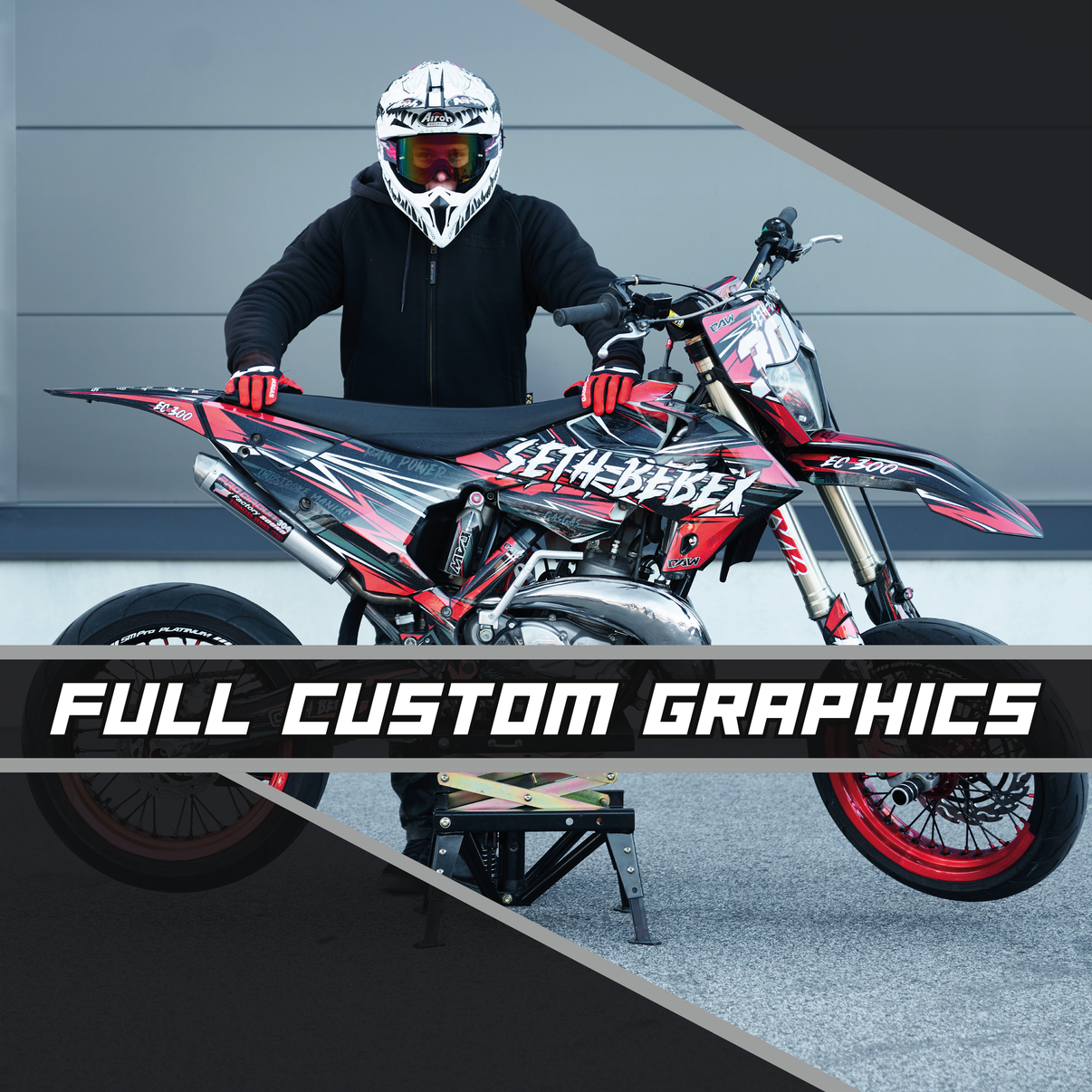 FULL CUSTOM GRAPHICS KIT - DEPOSIT – raw power graphics