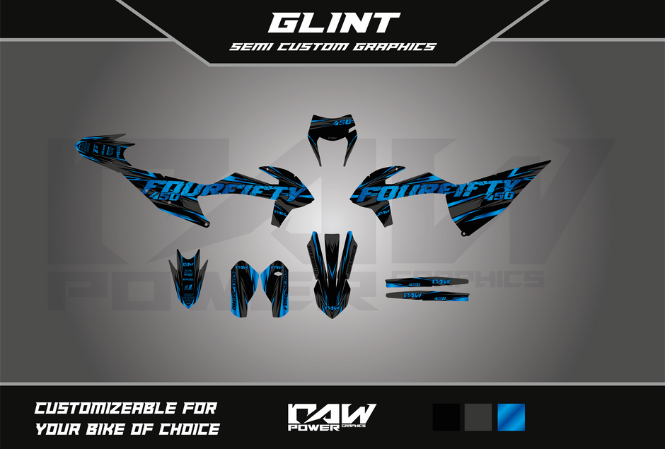 SEMI CUSTOM MX/SUPERMOTO GRAPHICS KITS – raw power graphics