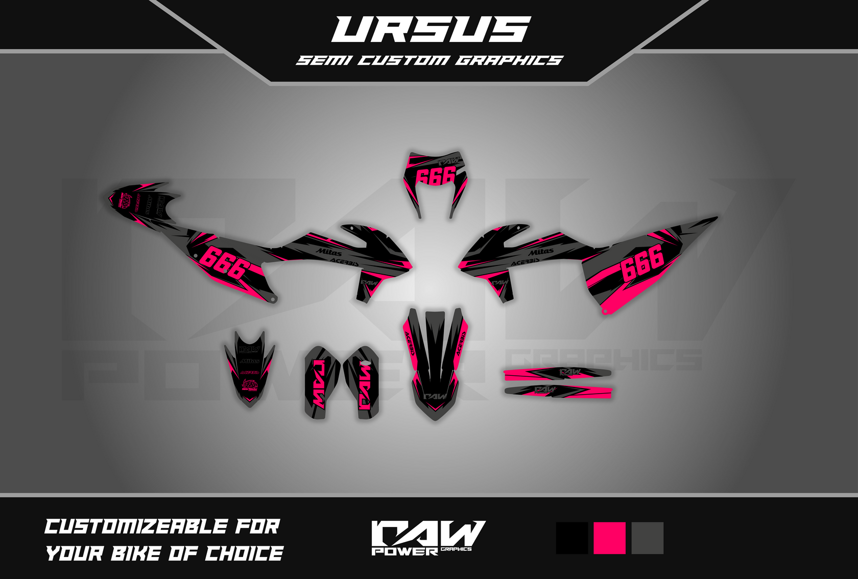 URSUS - Semi-custom graphics kit – raw power graphics